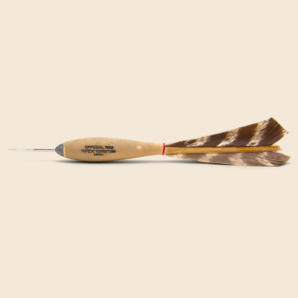 Turkey Feather Darts Set - Brown