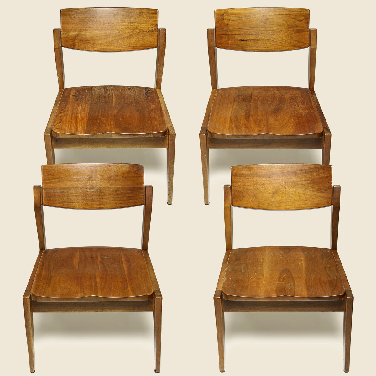 Set of 4 1950's Gunlocke Chairs – STAG Provisions