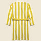 Mustard Terry Robe - Yellow/Cream Stripe – STAG Provisions