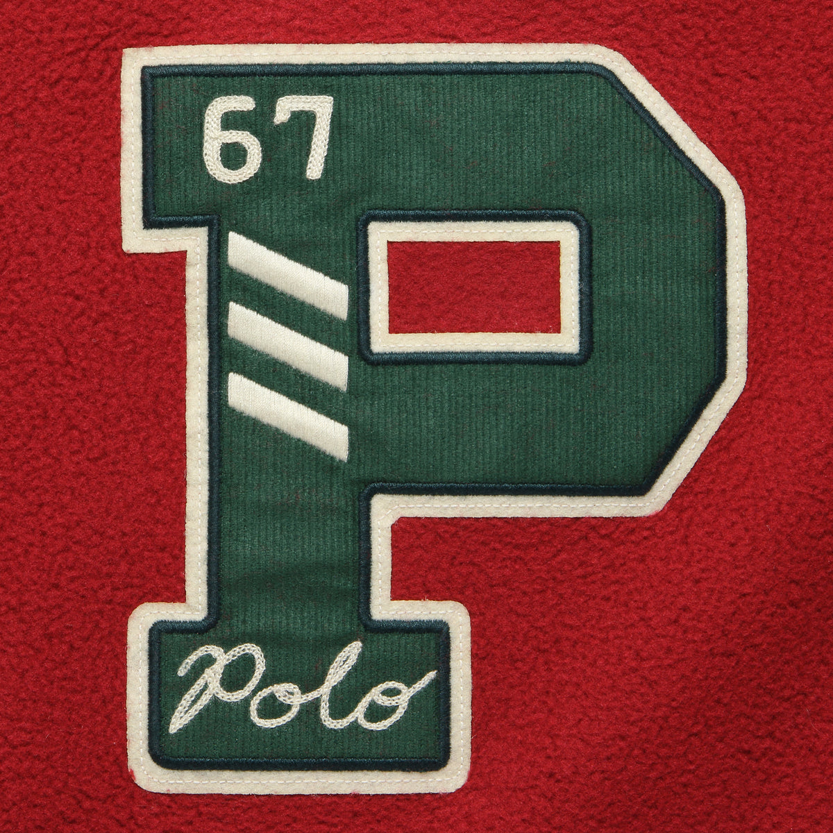 P-Wing Fleece Sweatshirt - Red/Navy – STAG Provisions