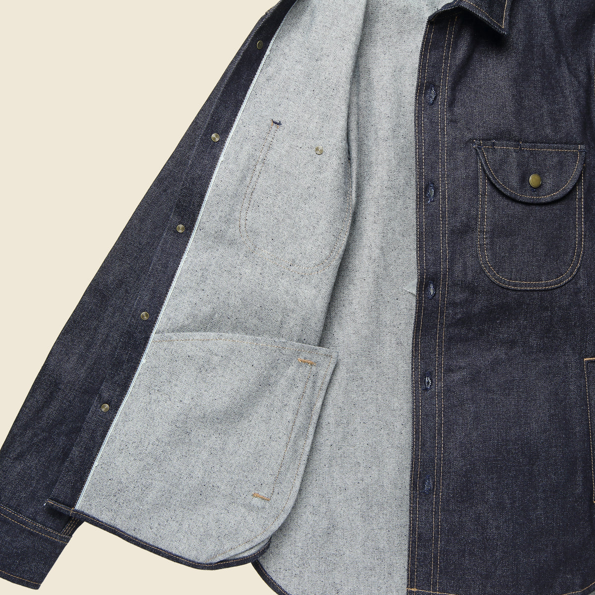 15 oz Service Jacket - Indigo – STAG Provisions