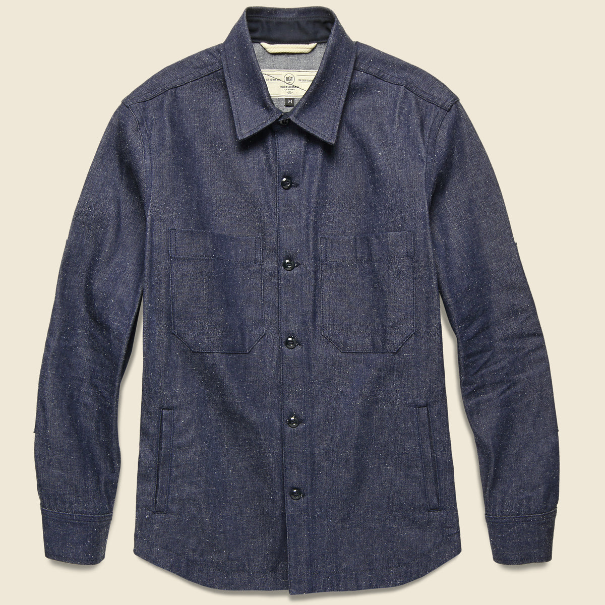 Neppy Denim Patrol Work Shirt - Navy – STAG Provisions