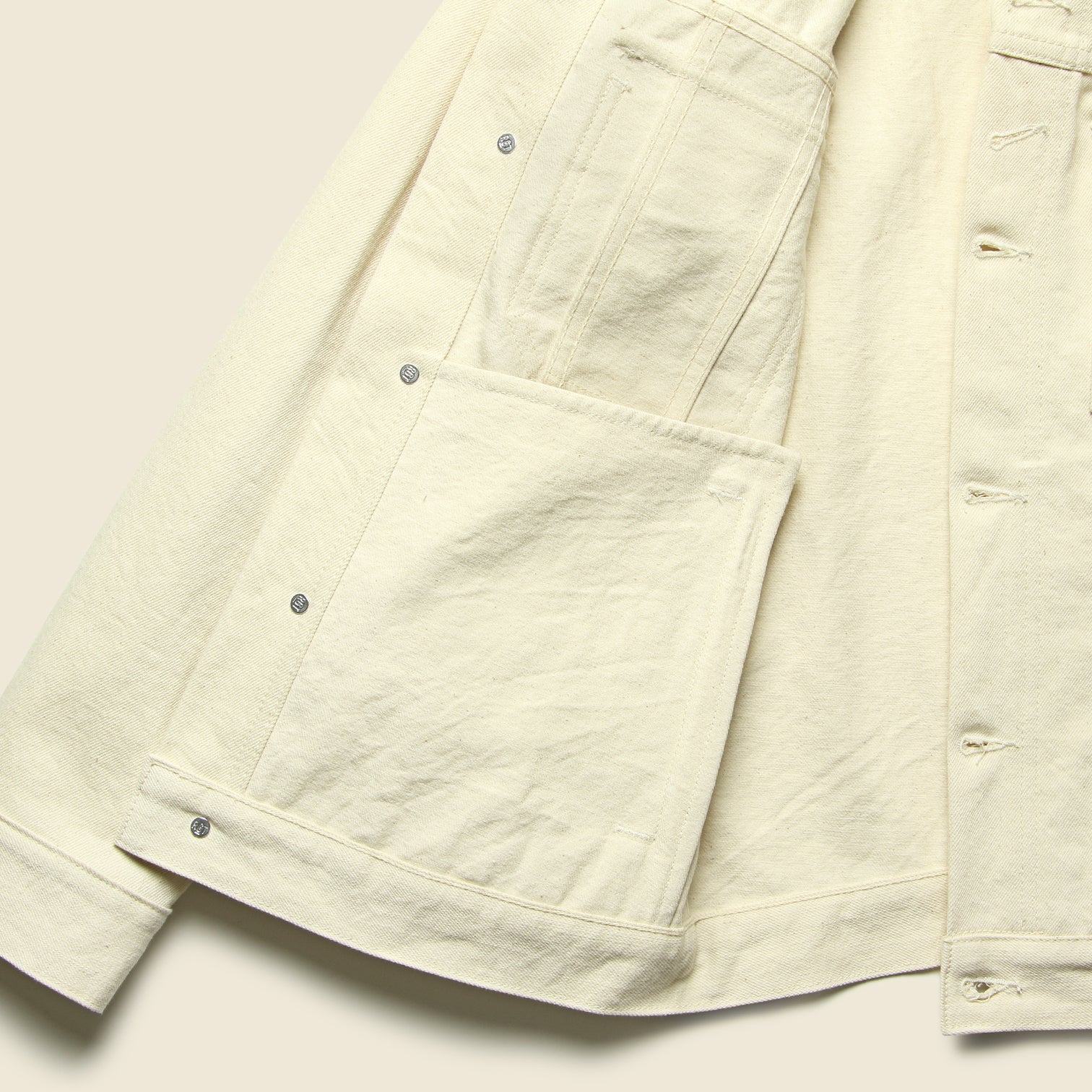 Cruiser Jacket - Ecru Denim – STAG Provisions