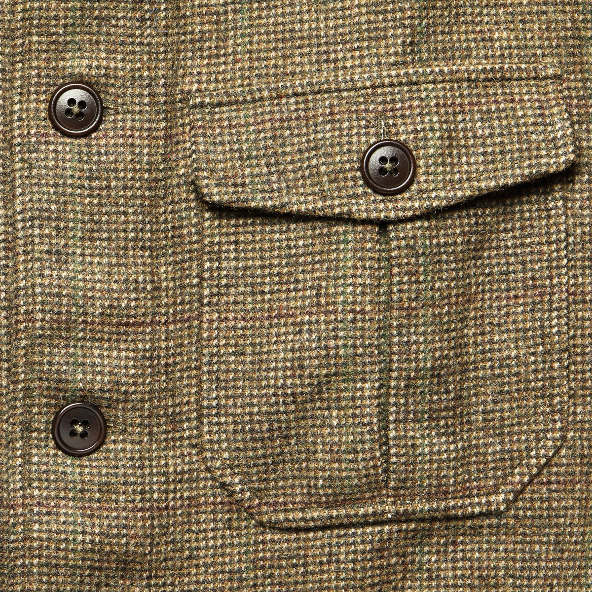 Branson Tweed Overshirt - Whiskey/Olive – STAG Provisions