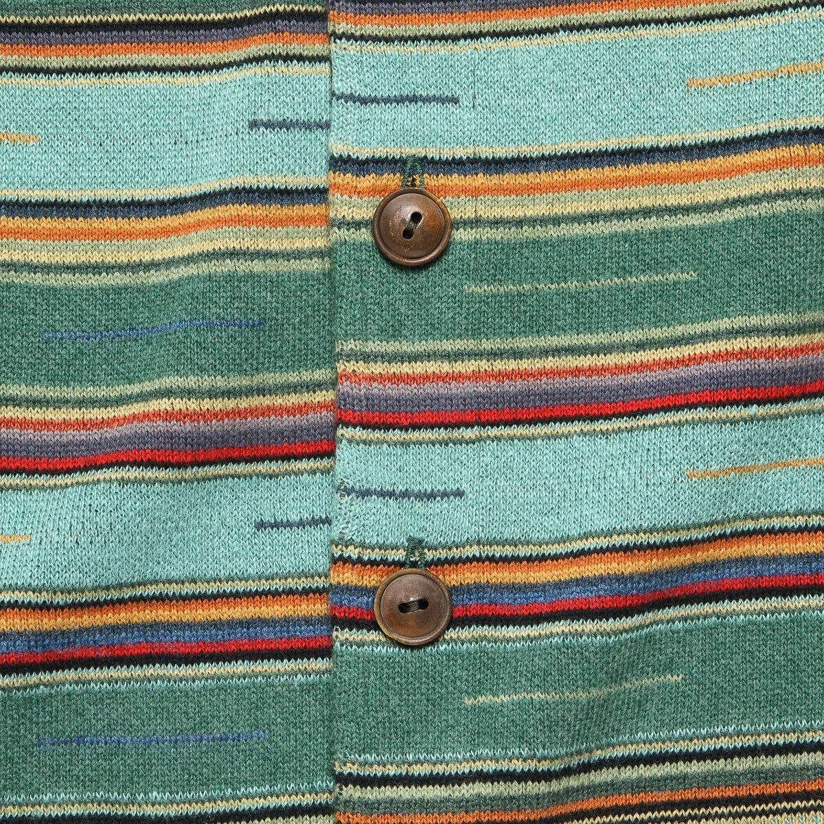 Serape Cotton-Blend Workshirt Sweater - Sage – STAG Provisions