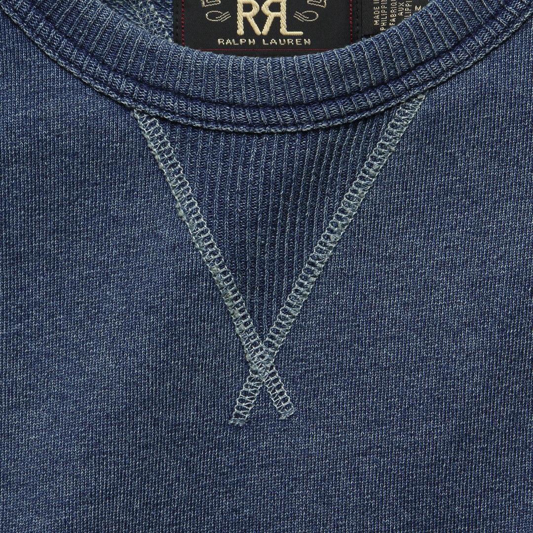 Indigo French Terry Sweatshirt - Washed Blue Indigo – STAG Provisions