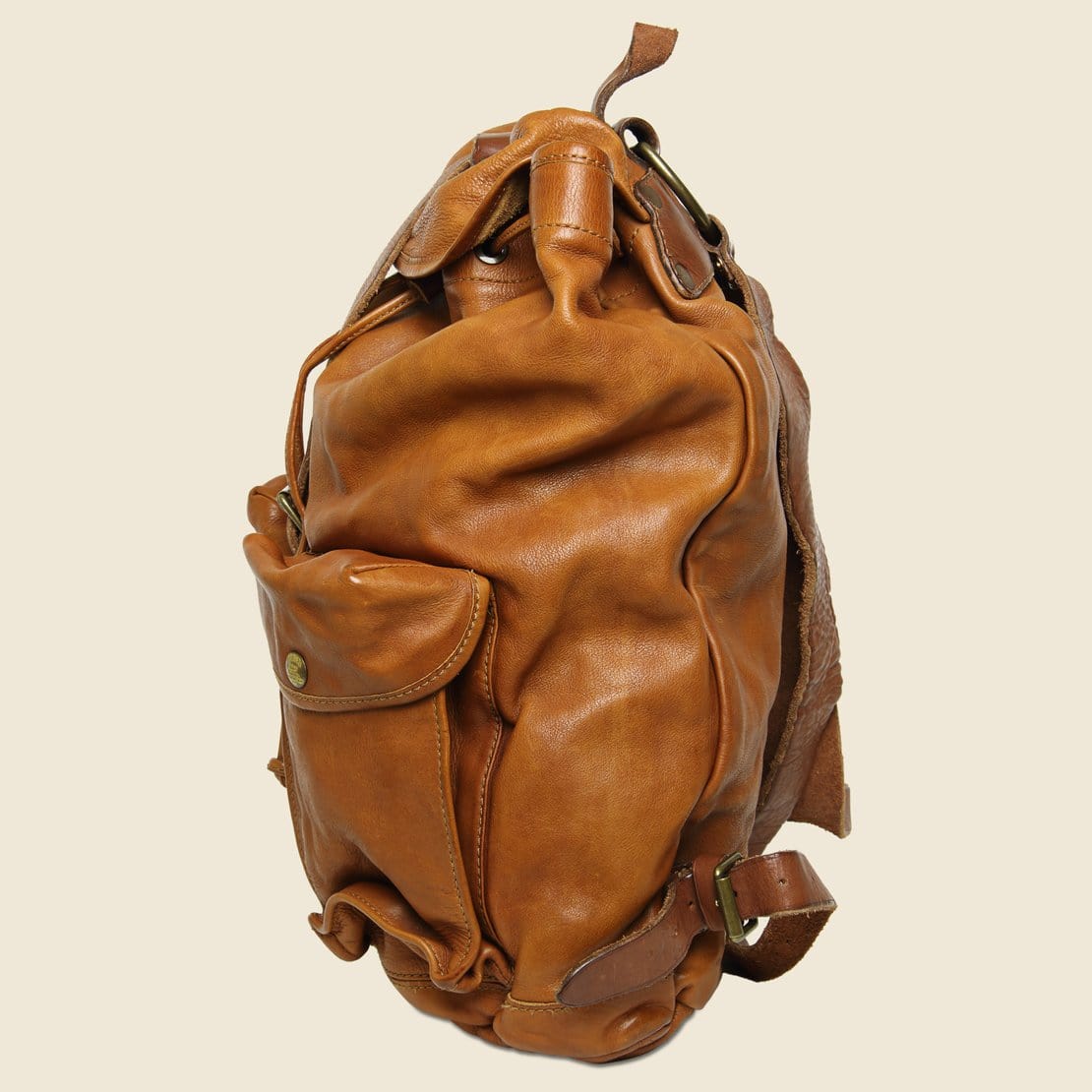 Vintage Leather Rucksack - Tan – STAG Provisions