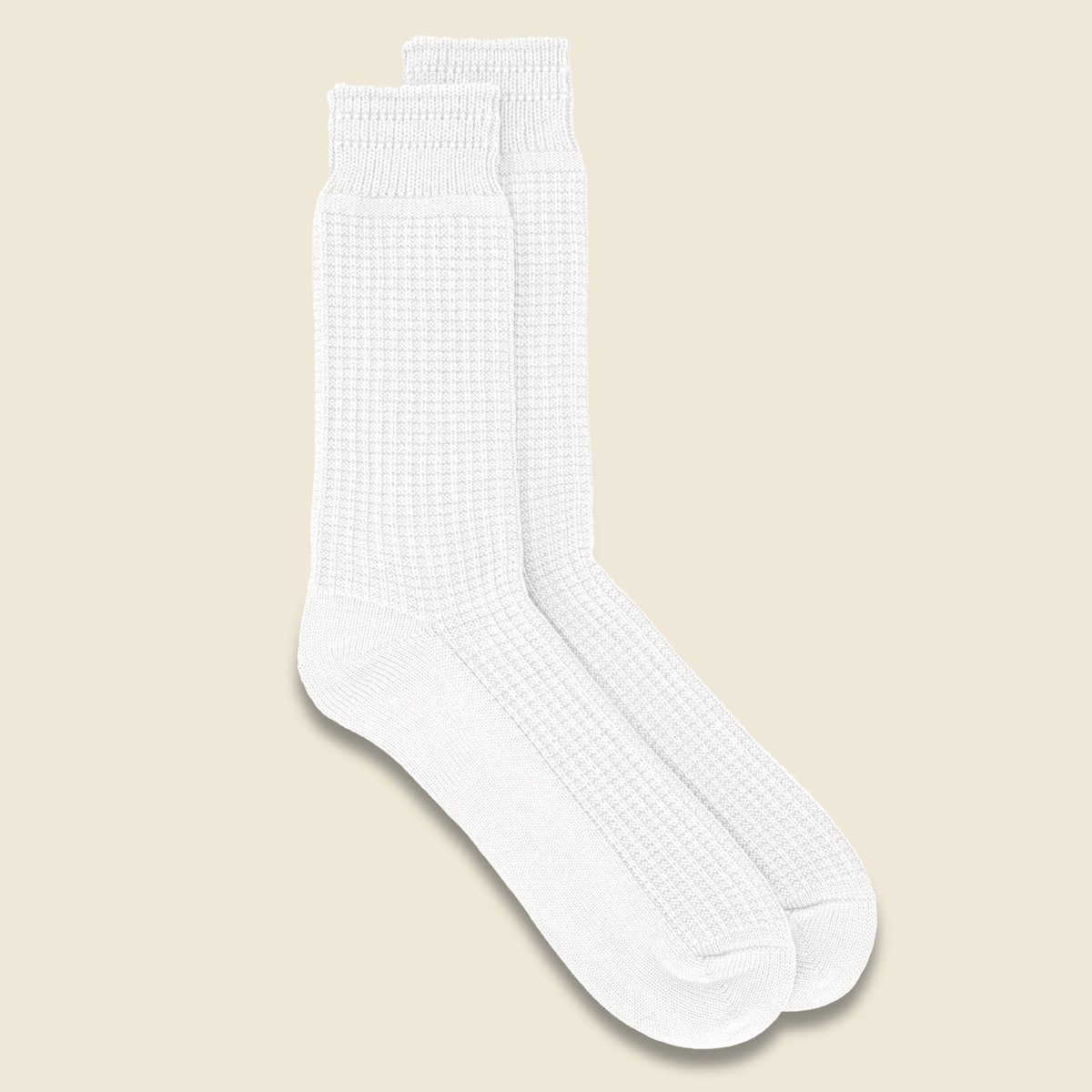Cotton Waffle Sock - Raw White – STAG Provisions
