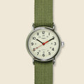 Weekender Nylon Strap Watch 38mm - Green/Cream – STAG Provisions