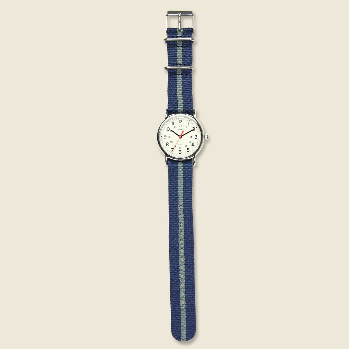 Weekender Nylon Strap Watch 38mm - Blue/White – STAG Provisions