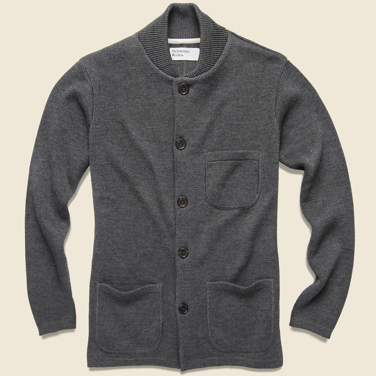 Knit Work Jacket - Charcoal – STAG Provisions