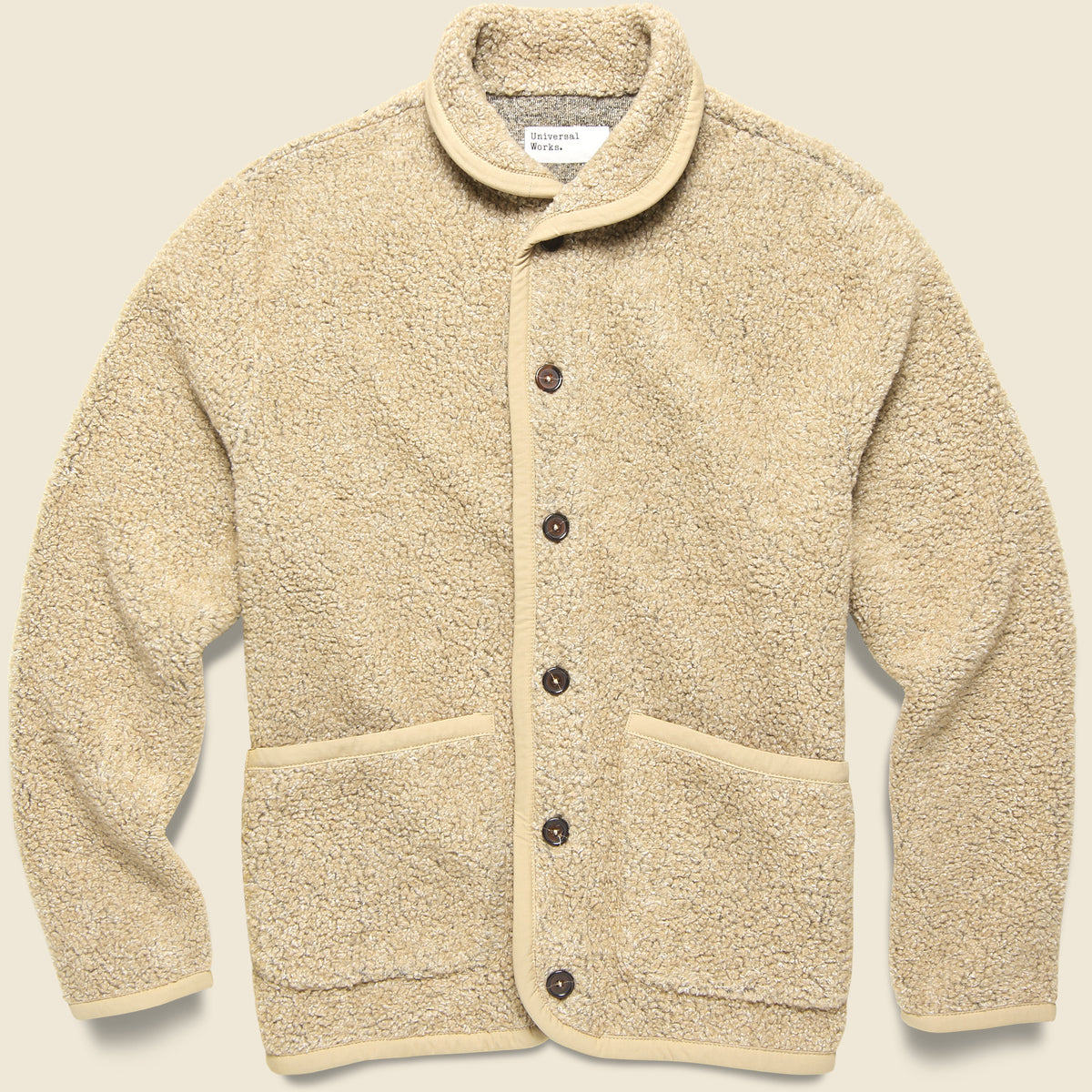 Lancaster Jacket - Stone Shakespeare Fleece – STAG Provisions