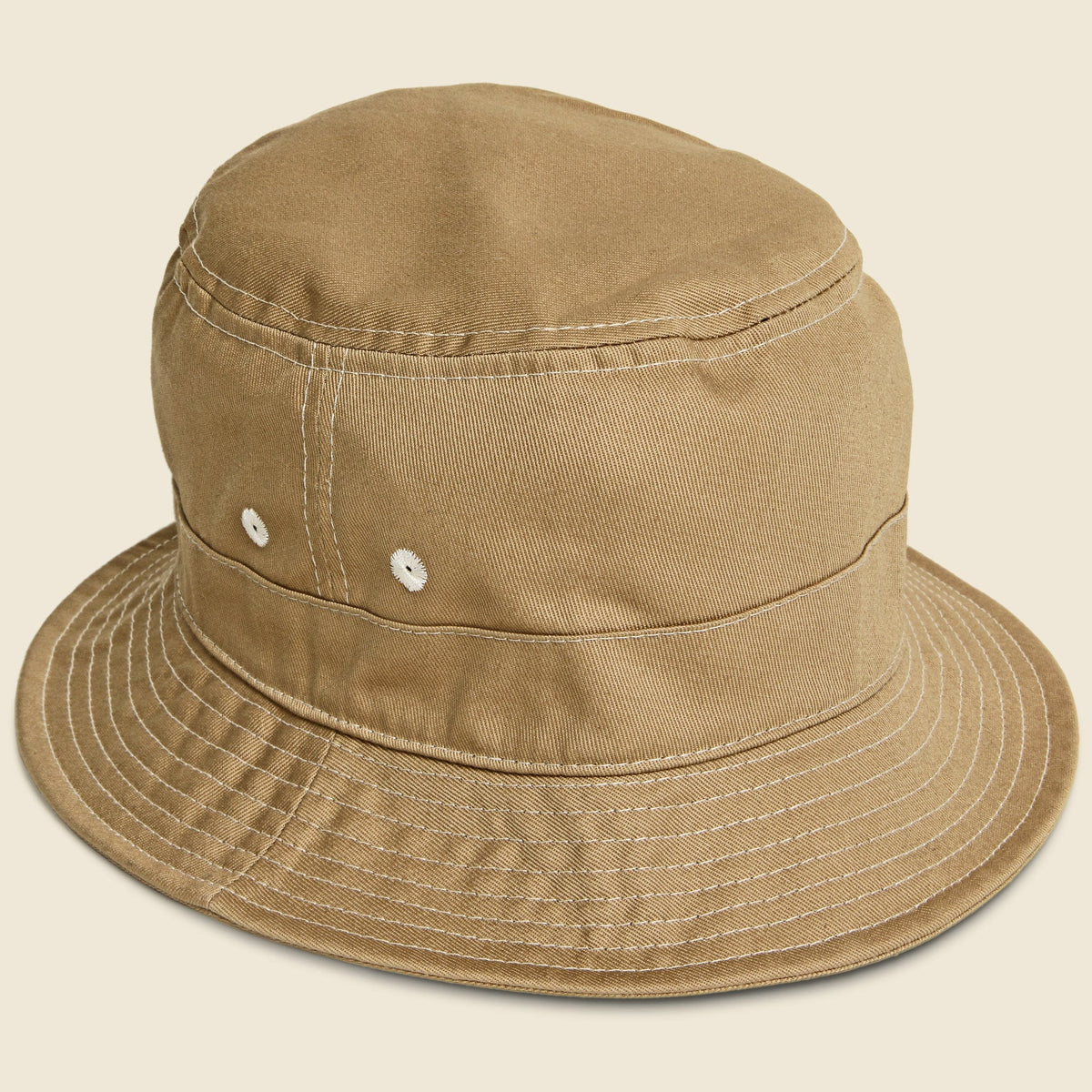Twill Cotton Bucket Hat - Sand