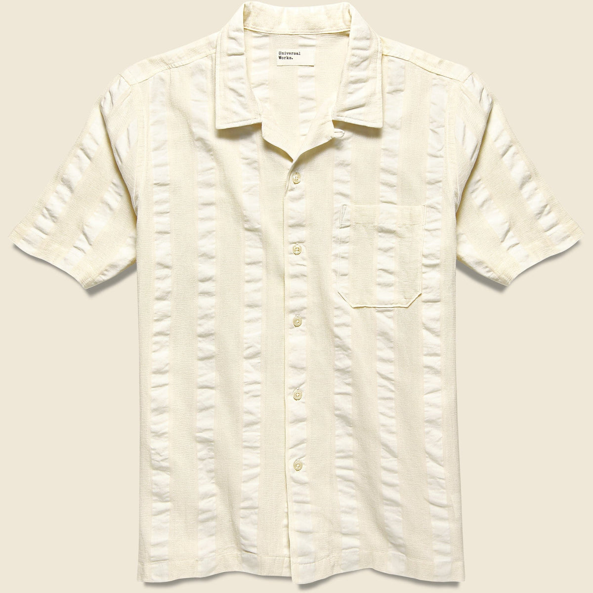 Self Stripe Road Shirt - White