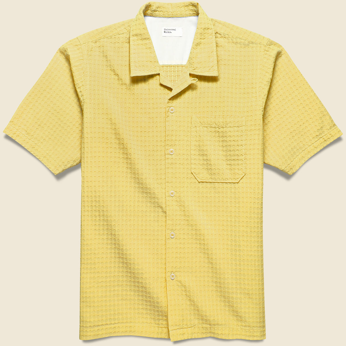 Delos Cotton Camp Shirt - Yellow – STAG Provisions