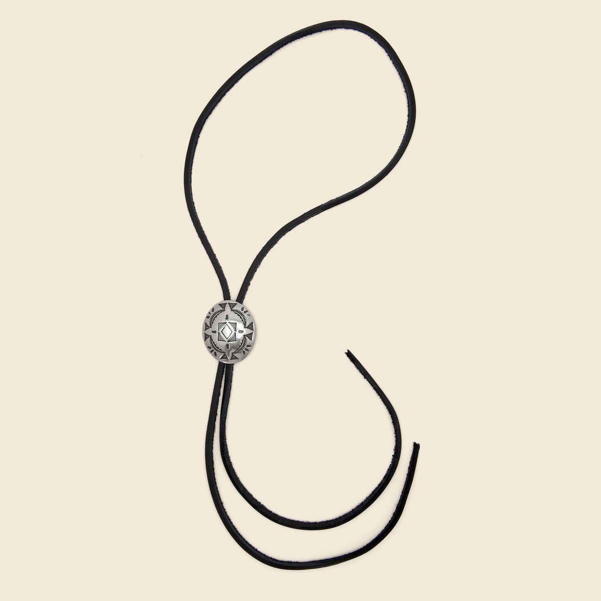 Leather Bolo Tie - Nickel Silver/Leather – STAG Provisions