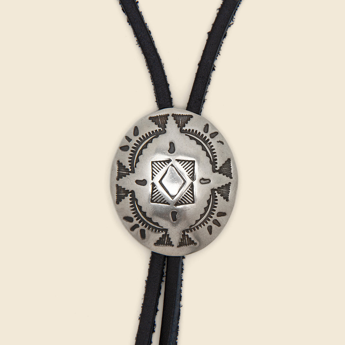 Leather Bolo Tie - Nickel Silver/Leather – STAG Provisions